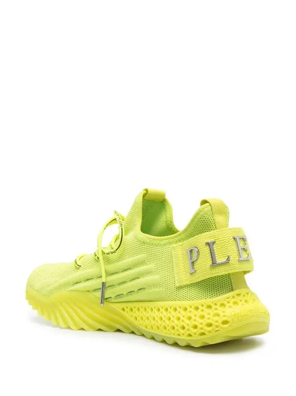 Philipp Plein Runner Iconic Lace-up Sneakers - ""29 Yellow Fluo""